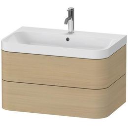Duravit Happy D.2 Plus c-shaped Set wandh&auml;ngend Mediterrane Eiche Matt 775x490x480 mm - HP4347O7171 HP4347O7171