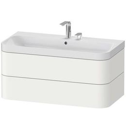 Duravit Happy D.2 Plus c-shaped Set wandh&auml;ngend Wei&szlig; Seidenmatt 975x490x480 mm - HP4348E3636 HP4348E3636