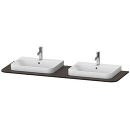 Duravit Happy D.2 Plus Konsole Nussbaum geb&uuml;rstet Matt 1600x550x16 mm - HP032HB6969 HP032HB6969