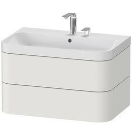 Duravit Happy D.2 Plus c-shaped Set wandh&auml;ngend Nordic Wei&szlig; Seidenmatt 775x490x480 mm - HP4347E3939 HP4347E3939