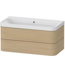 Duravit Happy D.2 Plus c-shaped Set wandh&auml;ngend Mediterrane Eiche Matt 975x490x480 mm - HP4348N7171 HP4348N7171