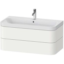 Duravit Happy D.2 Plus c-shaped Set wandh&auml;ngend Wei&szlig; Seidenmatt 975x490x480 mm - HP4348O3636 HP4348O3636
