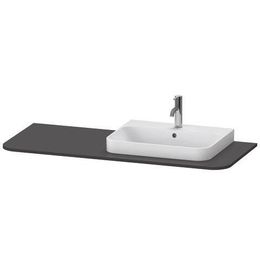 Duravit Happy D.2 Plus Konsole Graphit Supermatt 1300x550x16 mm - HP031KR8080 HP031KR8080
