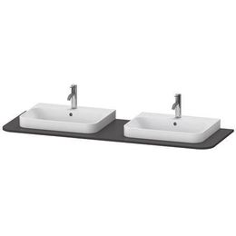 Duravit Happy D.2 Plus Konsole Graphit Supermatt 1600x550x16 mm - HP032HB8080 HP032HB8080