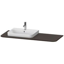 Duravit Happy D.2 Plus Konsole Nussbaum geb&uuml;rstet Matt 1300x550x16 mm - HP031KL6969 HP031KL6969