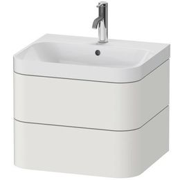 Duravit Happy D.2 Plus c-shaped Set wandh&auml;ngend Nordic Wei&szlig; Seidenmatt 575x490x480 mm - HP4345O3939 HP4345O3939