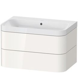 Duravit Happy D.2 Plus c-shaped Set wandh&auml;ngend Wei&szlig; Hochglanz 775x490x480 mm - HP4347N2222 HP4347N2222