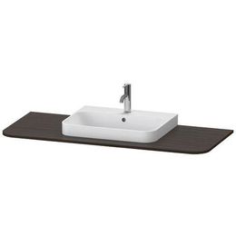 Duravit Happy D.2 Plus Konsole Nussbaum geb&uuml;rstet Matt 1300x550x16 mm - HP031KM6969 HP031KM6969