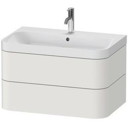 Duravit Happy D.2 Plus c-shaped Set wandh&auml;ngend Nordic Wei&szlig; Seidenmatt 775x490x480 mm - HP4347O3939 HP4347O3939