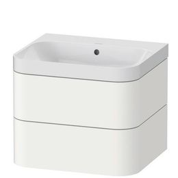 Duravit Happy D.2 Plus c-shaped Set wandh&auml;ngend Wei&szlig; Seidenmatt 575x490x480 mm - HP4345N3636 HP4345N3636