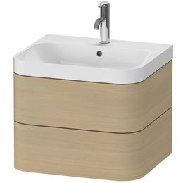Duravit Happy D.2 Plus c-shaped Set wandh&auml;ngend Mediterrane Eiche Matt 575x490x480 mm - HP4345O7171 HP4345O7171