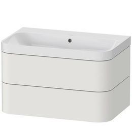 Duravit Happy D.2 Plus c-shaped Set wandh&auml;ngend Nordic Wei&szlig; Seidenmatt 775x490x480 mm - HP4347N3939 HP4347N3939