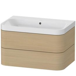 Duravit Happy D.2 Plus c-shaped Set wandh&auml;ngend Mediterrane Eiche Matt 775x490x480 mm - HP4347N7171 HP4347N7171