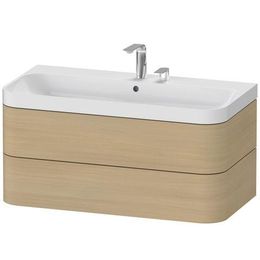 Duravit Happy D.2 Plus c-shaped Set wandh&auml;ngend Mediterrane Eiche Matt 975x490x480 mm - HP4348E7171 HP4348E7171