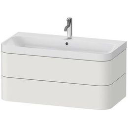 Duravit Happy D.2 Plus c-shaped Set wandh&auml;ngend Nordic Wei&szlig; Seidenmatt 975x490x480 mm - HP4348O3939 HP4348O3939