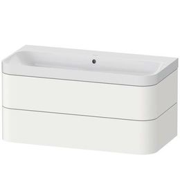 Duravit Happy D.2 Plus c-shaped Set wandh&auml;ngend Wei&szlig; Seidenmatt 975x490x480 mm - HP4348N3636 HP4348N3636