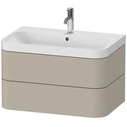 Duravit Happy D.2 Plus c-shaped Set wandh&auml;ngend Taupe Seidenmatt 775x490x480 mm - HP4347O6060 HP4347O6060