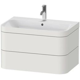 Duravit Happy D.2 Plus c-bonded Set wandh&auml;ngend Nordic Wei&szlig; Seidenmatt 775x490x480 mm - HP4637O3939 HP4637O3939