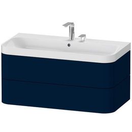 Duravit Happy D.2 Plus c-shaped Set wandh&auml;ngend Nachtblau Seidenmatt 975x490x480 mm - HP4348E9898 HP4348E9898