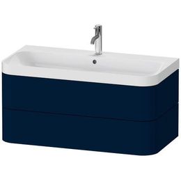 Duravit Happy D.2 Plus c-shaped Set wandh&auml;ngend Nachtblau Seidenmatt 975x490x480 mm - HP4348O9898 HP4348O9898