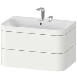 Duravit Happy D.2 Plus c-bonded Set wandh&auml;ngend Wei&szlig; Seidenmatt 775x490x480 mm - HP4637E3636 HP4637E3636