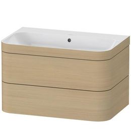 Duravit Happy D.2 Plus c-bonded Set wandh&auml;ngend Mediterrane Eiche Matt 775x490x480 mm - HP4637N7171 HP4637N7171