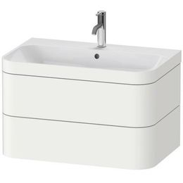 Duravit Happy D.2 Plus c-bonded Set wandh&auml;ngend Wei&szlig; Seidenmatt 775x490x480 mm - HP4637O3636 HP4637O3636