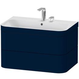 Duravit Happy D.2 Plus c-bonded Set wandh&auml;ngend Nachtblau Seidenmatt 775x490x480 mm - HP4637E9898 HP4637E9898
