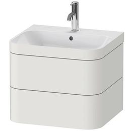 Duravit Happy D.2 Plus c-bonded Set wandh&auml;ngend Nordic Wei&szlig; Seidenmatt 575x490x480 mm - HP4635O3939 HP4635O3939