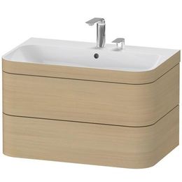 Duravit Happy D.2 Plus c-bonded Set wandh&auml;ngend Mediterrane Eiche Matt 775x490x480 mm - HP4637E7171 HP4637E7171