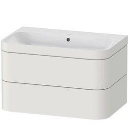 Duravit Happy D.2 Plus c-bonded Set wandh&auml;ngend Nordic Wei&szlig; Seidenmatt 775x490x480 mm - HP4637N3939 HP4637N3939