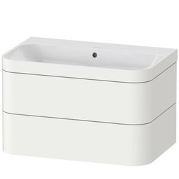 Duravit Happy D.2 Plus c-bonded Set wandh&auml;ngend Wei&szlig; Seidenmatt 775x490x480 mm - HP4637N3636 HP4637N3636