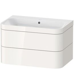 Duravit Happy D.2 Plus c-bonded Set wandh&auml;ngend Wei&szlig; Hochglanz 775x490x480 mm - HP4637N2222 HP4637N2222