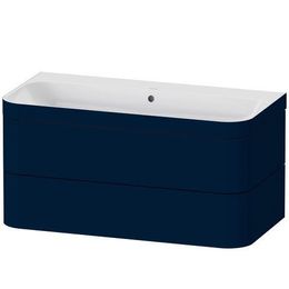 Duravit Happy D.2 Plus c-bonded Set wandh&auml;ngend Nachtblau Seidenmatt 975x490x480 mm - HP4638N9898 HP4638N9898