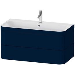 Duravit Happy D.2 Plus c-bonded Set wandh&auml;ngend Nachtblau Seidenmatt 975x490x480 mm - HP4638O9898 HP4638O9898