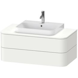 Duravit Happy D.2 Plus Konsolenwaschtischunterbau wandh&auml;ngend Wei&szlig; Seidenmatt 1000x550x408 mm - HP49 HP496103636