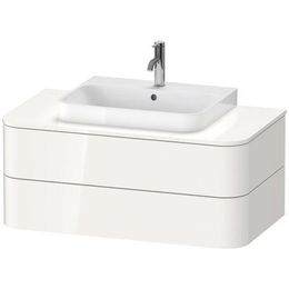 Duravit Happy D.2 Plus Konsolenwaschtischunterbau wandh&auml;ngend Wei&szlig; Hochglanz 1000x550x408 mm - HP496 HP496102222