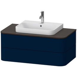 Duravit Happy D.2 Plus Konsolenwaschtischunterbau wandh&auml;ngend Nachtblau Seidenmatt 1000x550x408 mm - HP496109898