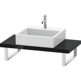 Duravit L-Cube Konsole Schwarz Hochglanz 800x480x45 mm - LC100C04040 LC100C04040