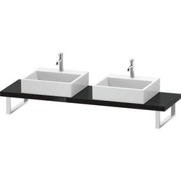 Duravit L-Cube Konsole Schwarz Hochglanz 800x480x45 mm - LC101C04040 LC101C04040