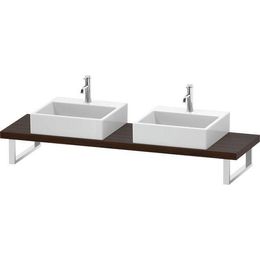 Duravit L-Cube Konsole Nussbaum geb&uuml;rstet Matt 800x480x45 mm - LC101C06969 LC101C06969