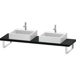 Duravit L-Cube Konsole Eiche Schwarz Matt 800x480x45 mm - LC101C01616 LC101C01616