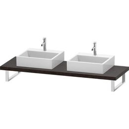 Duravit L-Cube Konsole Eiche dunkel geb&uuml;rstet Matt 800x550x45 mm - LC103C07272 LC103C07272