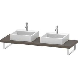 Duravit L-Cube Konsole Flanell Grau Seidenmatt 800x550x45 mm - LC103C09090 LC103C09090