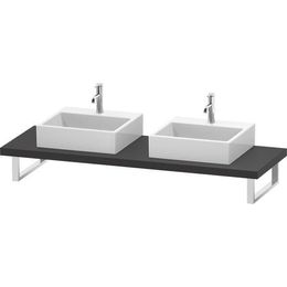 Duravit L-Cube Konsole Graphit Supermatt 800x550x45 mm - LC103C08080 LC103C08080