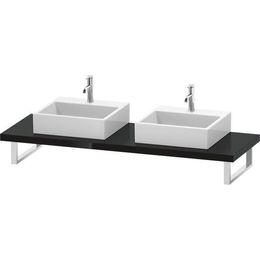 Duravit L-Cube Konsole Schwarz Hochglanz 800x550x45 mm - LC103C04040 LC103C04040