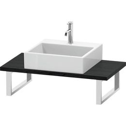 Duravit L-Cube Konsole Eiche Schwarz Matt 800x480x30 mm - LC104C01616 LC104C01616