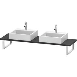 Duravit L-Cube Konsole Graphit Supermatt 800x480x30 mm - LC105C08080 LC105C08080