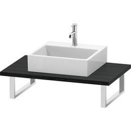 Duravit L-Cube Konsole Eiche Schwarz Matt 800x550x30 mm - LC106C01616 LC106C01616
