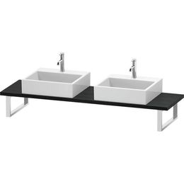 Duravit L-Cube Konsole Eiche Schwarz Matt 800x480x30 mm - LC105C01616 LC105C01616